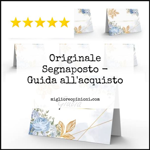 Come Creare Segnaposti Originale Segnaposto 2024 Che Emozioneranno ...
